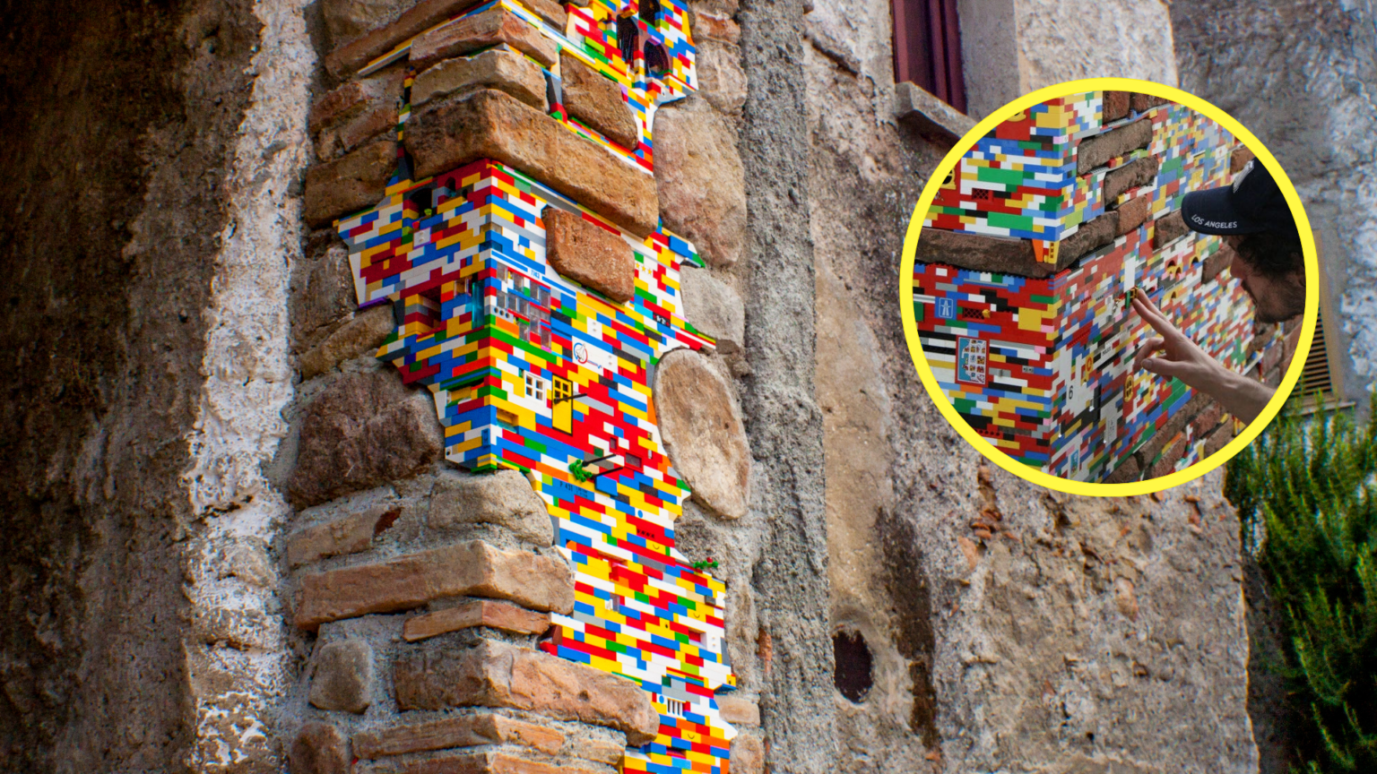 Artista usa LEGO para reparar estructuras arquitectónicas dañadas en ...